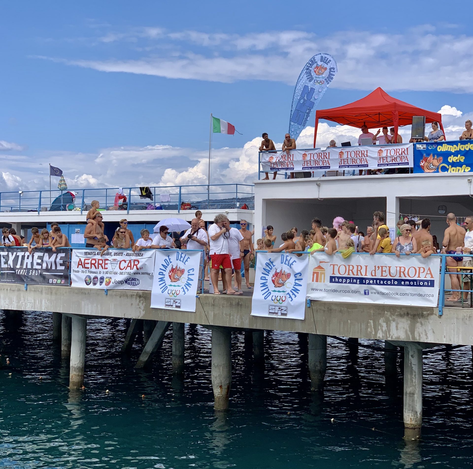 Trieste Holds 'Splash' Olympics in Ausonia Beach - InTrieste