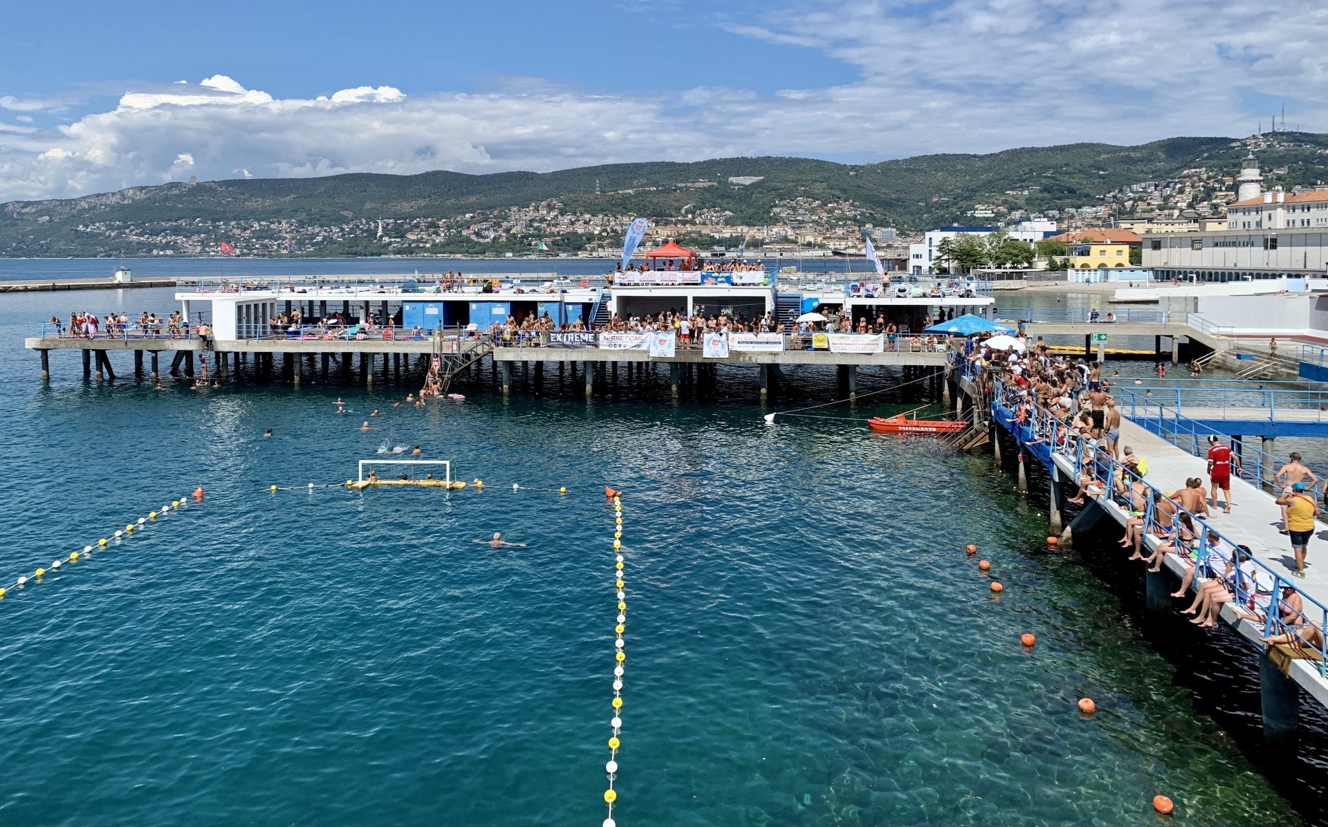 Trieste Holds 'Splash' Olympics in Ausonia Beach - InTrieste