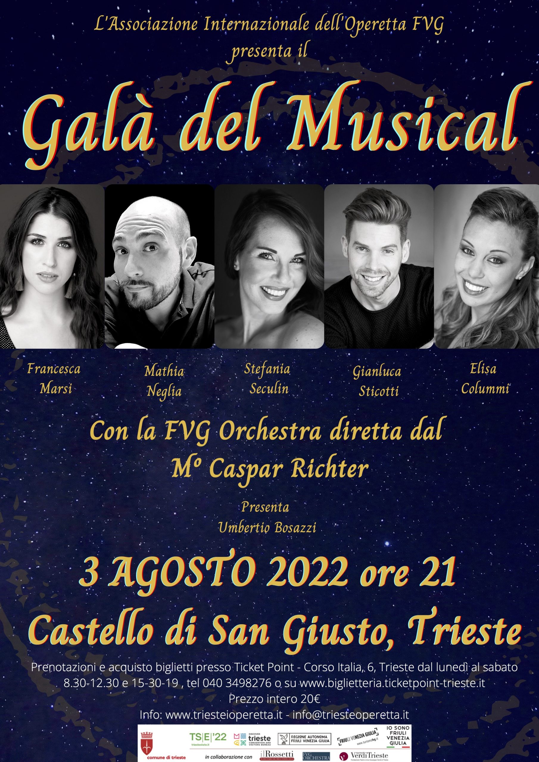 Musical Gala Under the Stars at San Giusto Tonight - InTrieste
