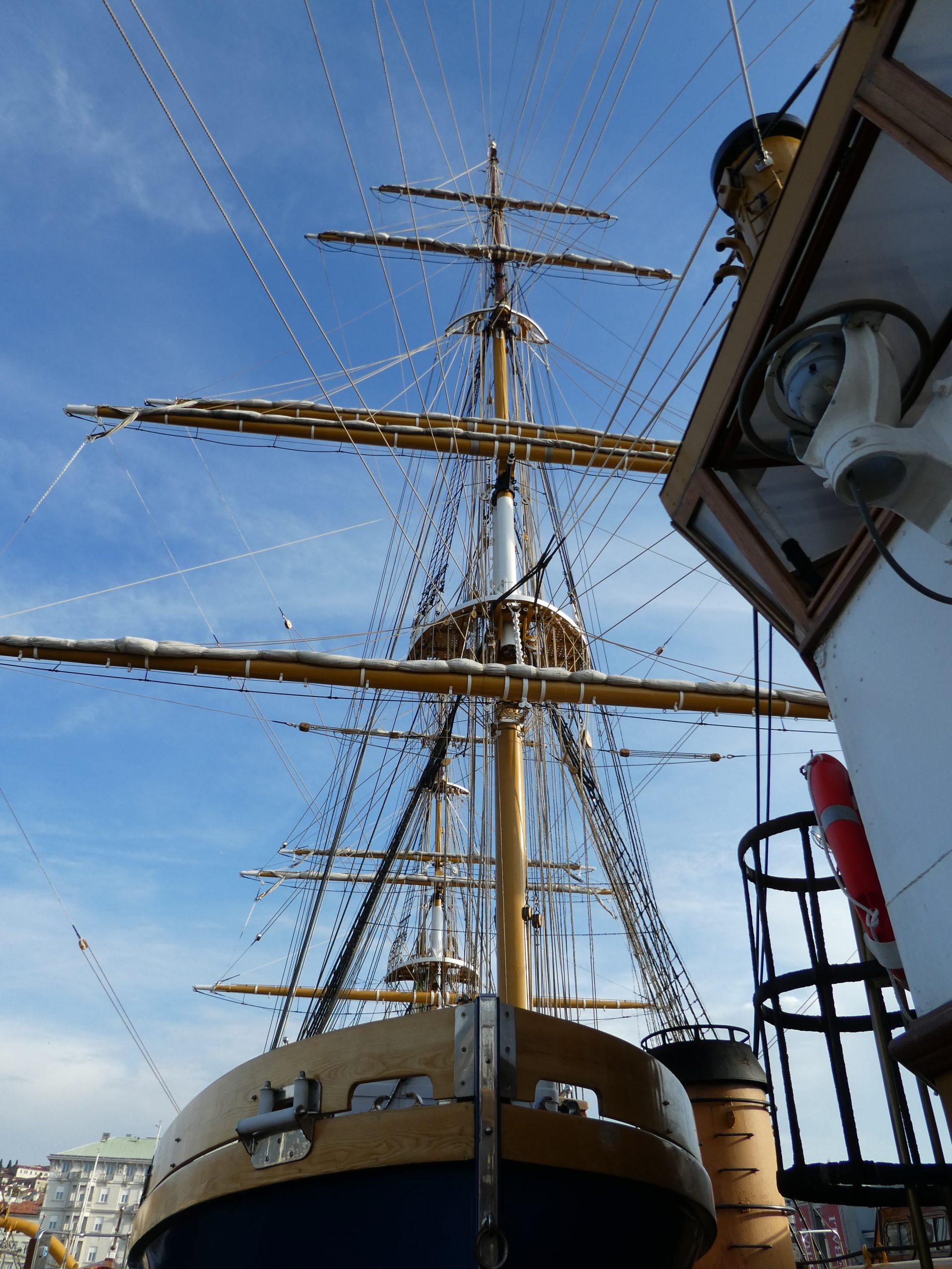 Amerigo Vespucci Ship Docks in Trieste - InTrieste