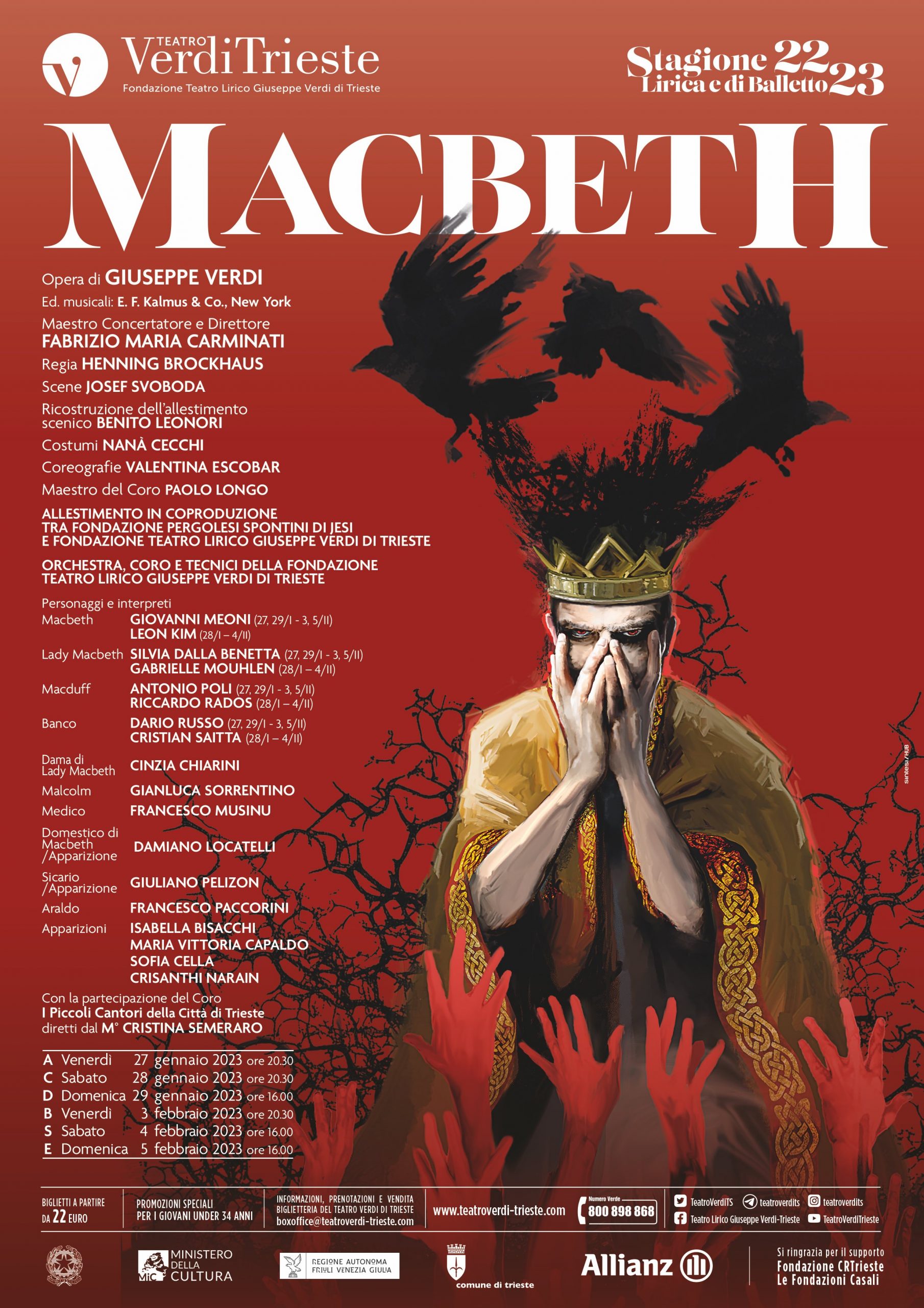 Giuseppe Verdi's 'Macbeth' At The Verdi Theater This Friday, 27 January ...