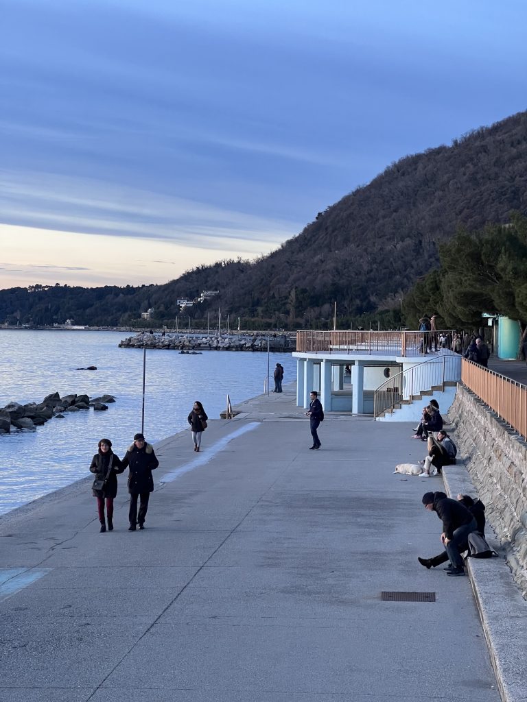 Locals Head To Barcola On The First Sunny Weekend Of 2024 - InTrieste