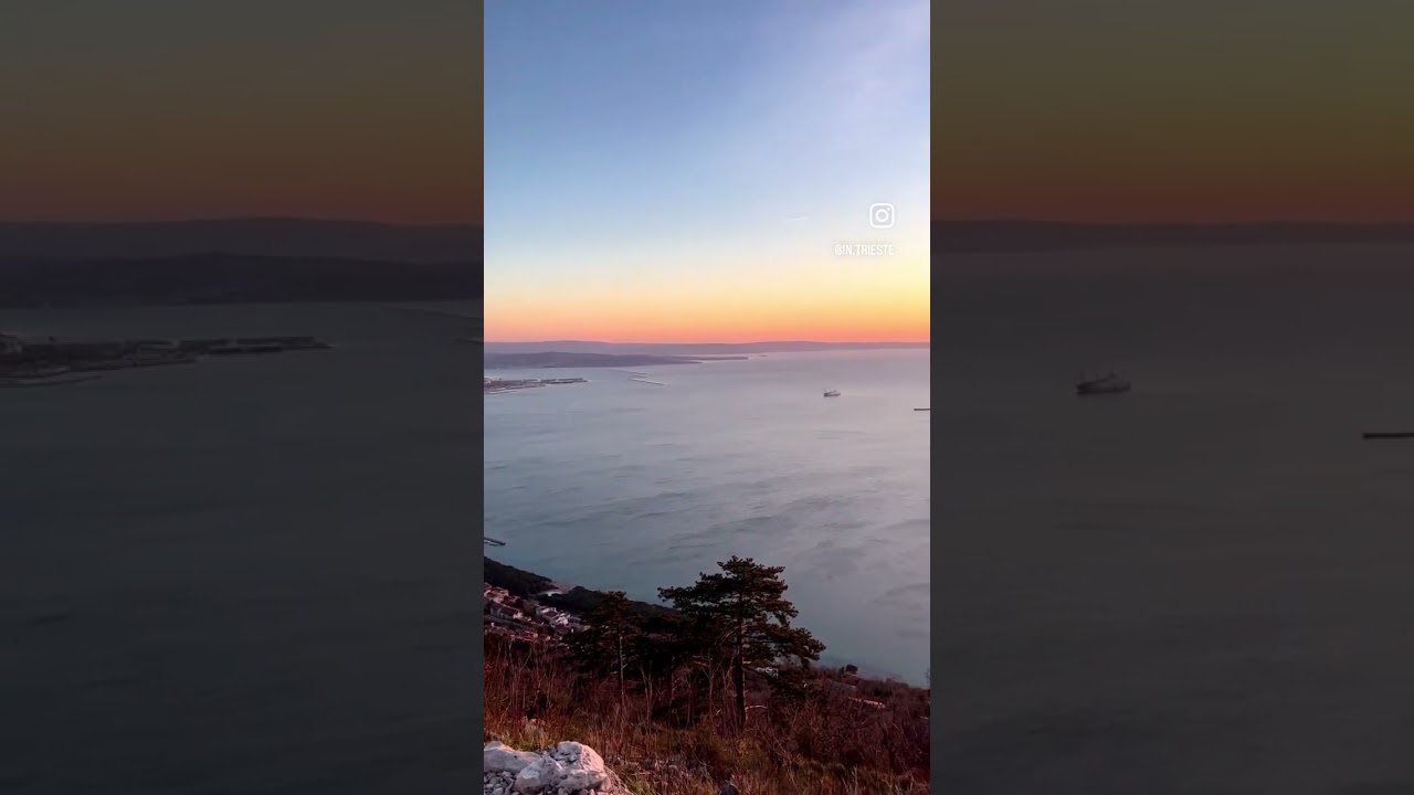 Majestic January Sunset In Trieste - InTrieste
