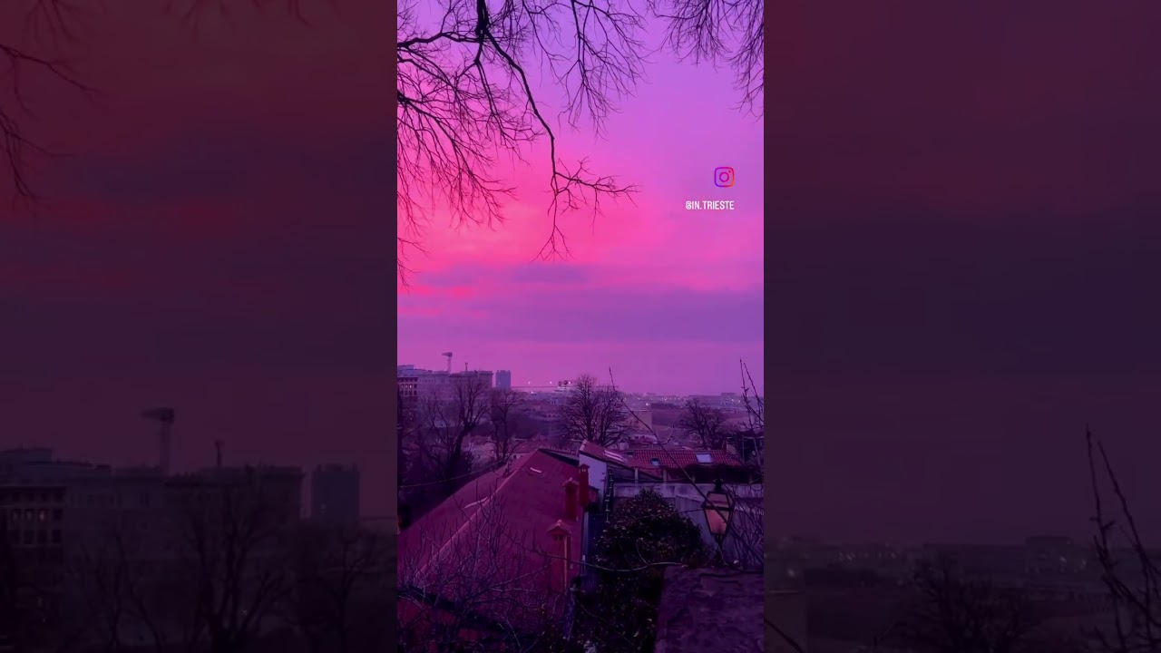 Spectacular Saturday Night Sunset - InTrieste