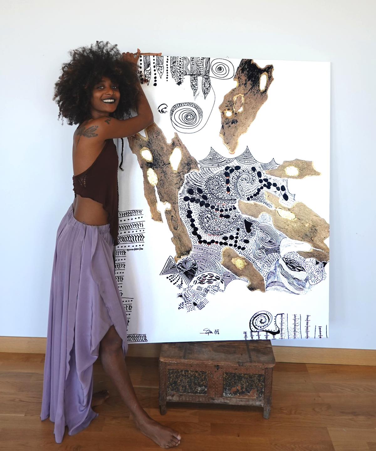 Shashe Capra Inaugurates Solo Exhibition “La_ Shashe” - InTrieste