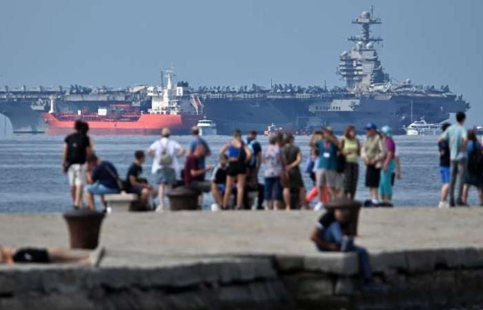 The World’s Largest Aircraft Carrier Docked In Trieste - InTrieste