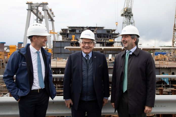 European Maritime Excellence Showcased: Fincantieri Shipyard Welcomes ...