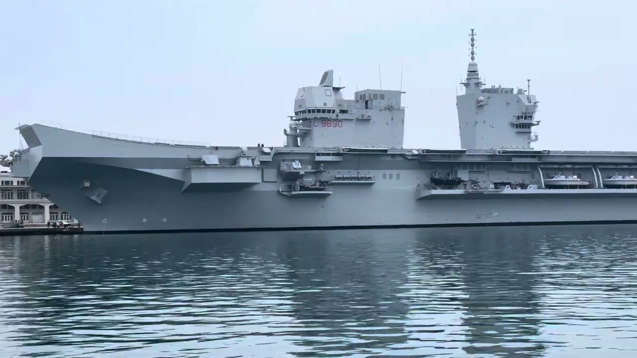 Italian Navy’s Largest Ship, LHD Trieste, Docks in Trieste - InTrieste